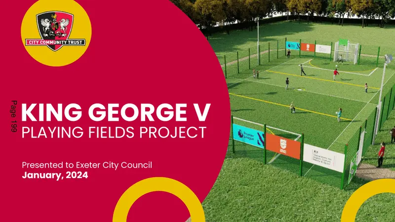 Council to lease King George V playing fields to Exeter City Community Trust - Exeter Observer