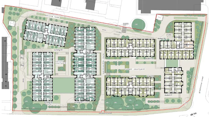 New Heavitree Road police station student accommodation and “co-living” complex proposals ...